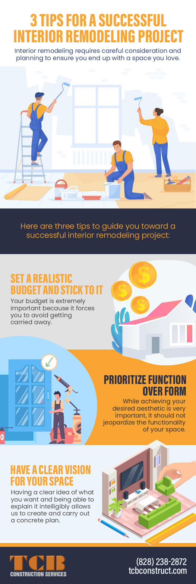 3 Tips for a Successful Interior Remodeling Project [infographic] | TCB ...